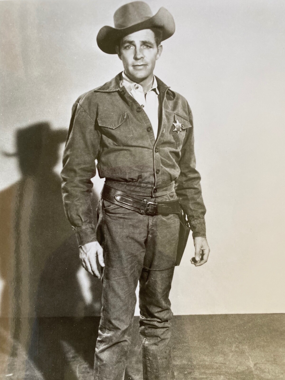 Dale Robertson Vintage Original Hollywood Cowboy Celebrity Black ...