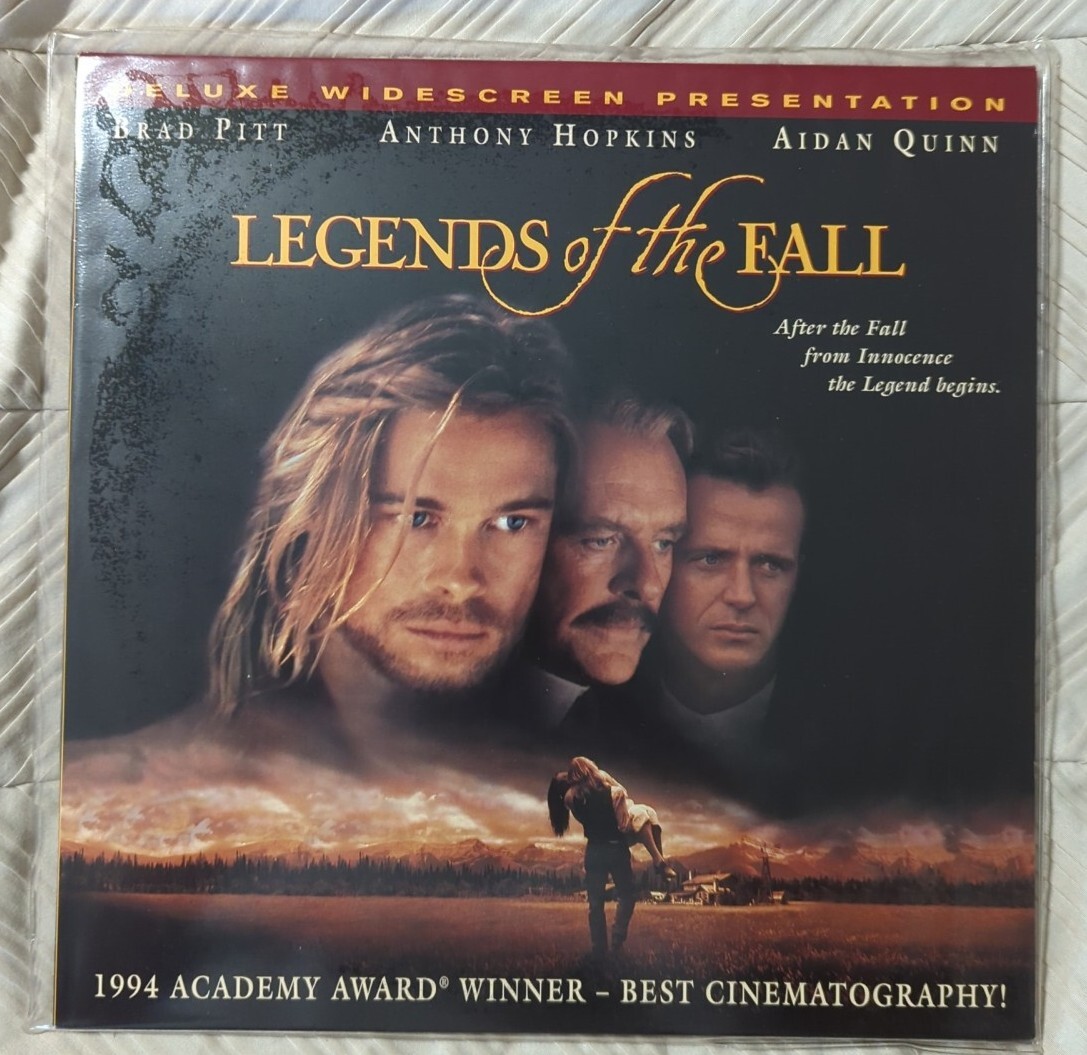 Legends of the Fall Deluxe Widescreen Presentation (Laserdisc, 1995) VG ...