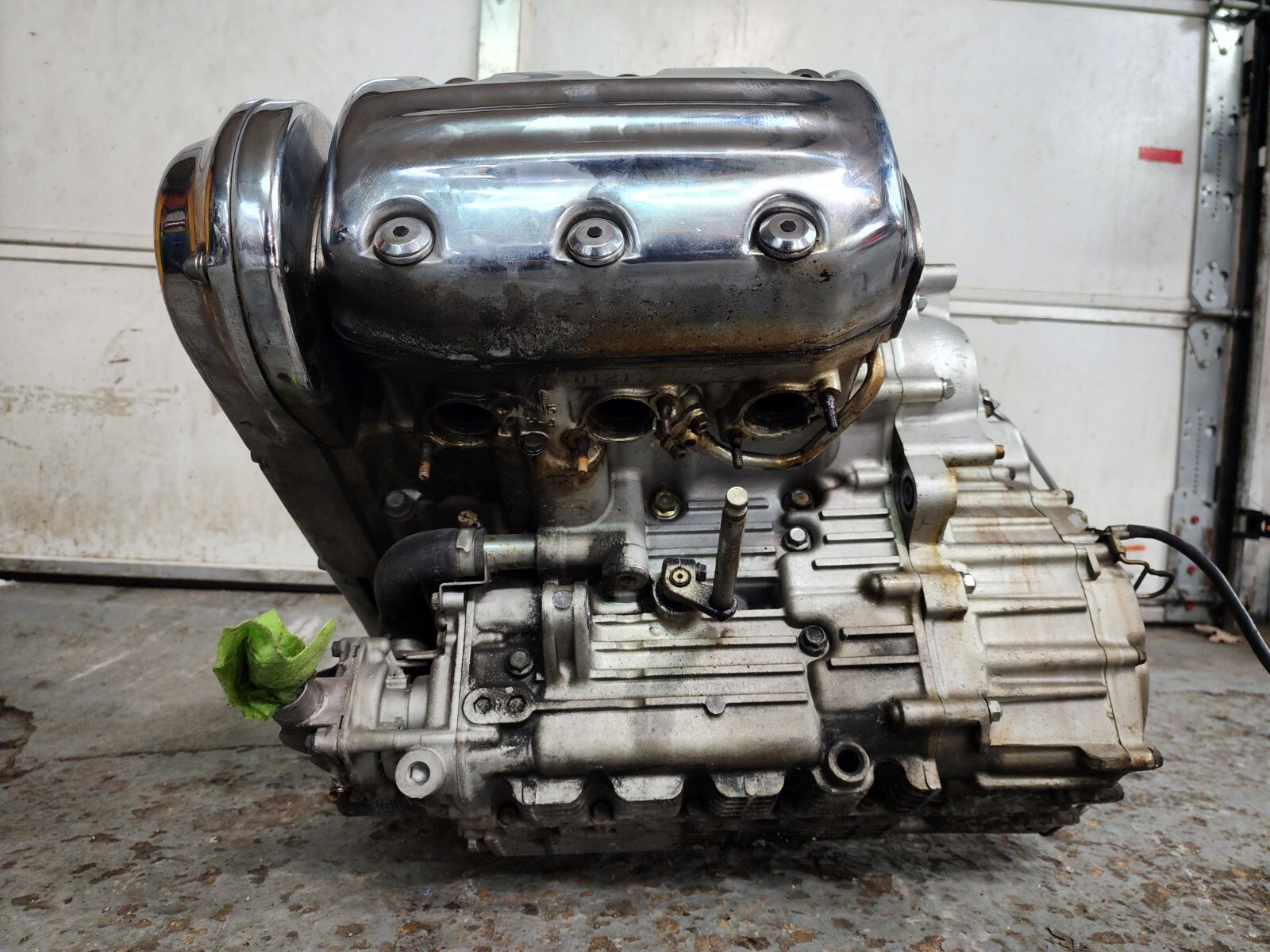 HONDA 99 1999 GL1500 VALKYRIE INTERSTATE ENGINE MOTOR TRANSMISSION COMP ...