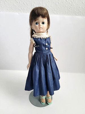 Vintage 1957 Vogue Dolls Jill Doll 10" Brunette Hard Plastic Sleep Eyes ...