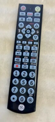 GE 6177 24116 CL3 Universal Remote Control Big Button | eBay
