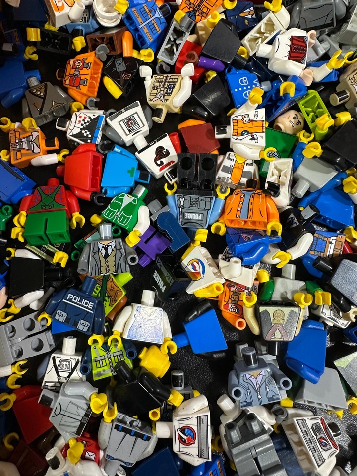 Preowned Bulk LEGO® Minifigure Torsos - 1oz | eBay