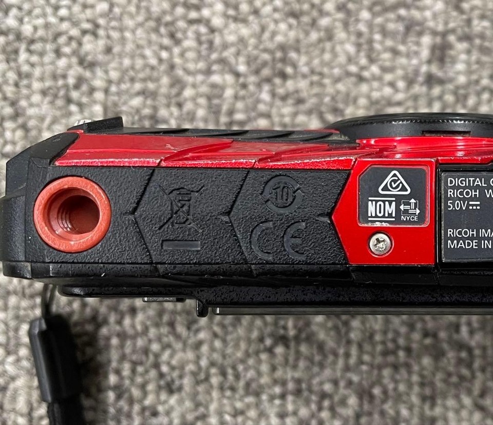 Ricoh WG-30 Red Rugged Waterproof Compact Digital Camera Tested Japan ...