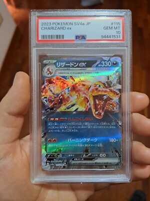 Charizard Ex PSA 10 Shiny Treasure ex Sv4a 115/190 2023 Japanese ...