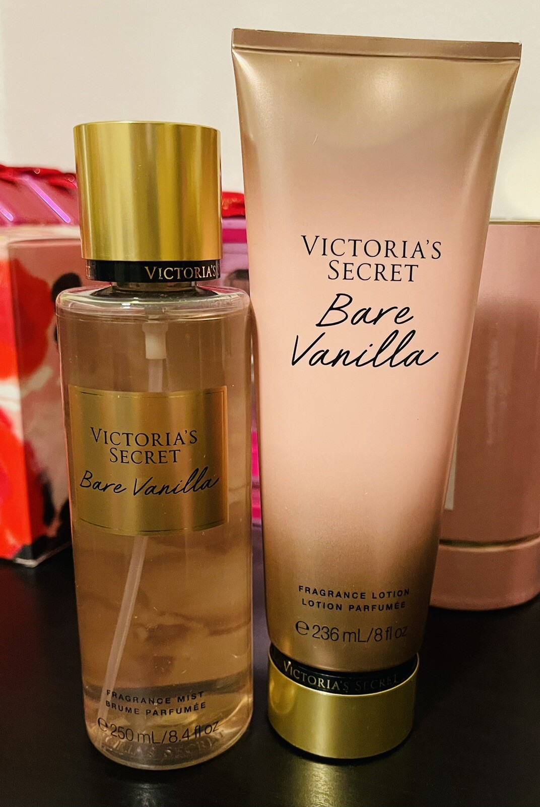 Victoria’s Secret Bare Vanilla Fine Fragrance Mist & Body Lotion 2Pc ...