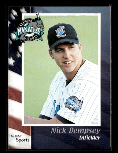 Nick Dempsey 2002 Brevard County Manatees Team Set | eBay