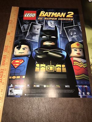 Exclusive SDCC San Diego Comic Con LEGO Batman 2 DC Superheroes Poster ...