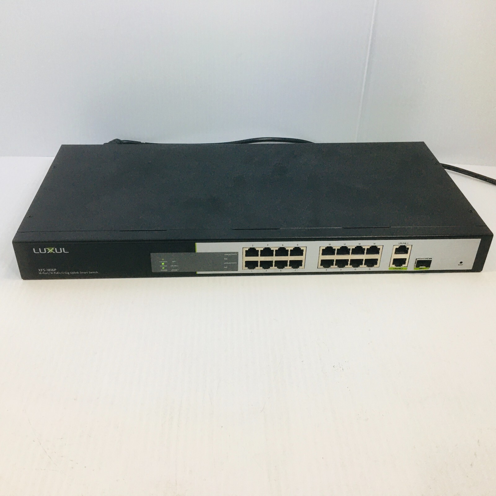 Luxul XFS-1816P 18-Port Managed Network Switch / 2-Gig Uplink / 16 ...