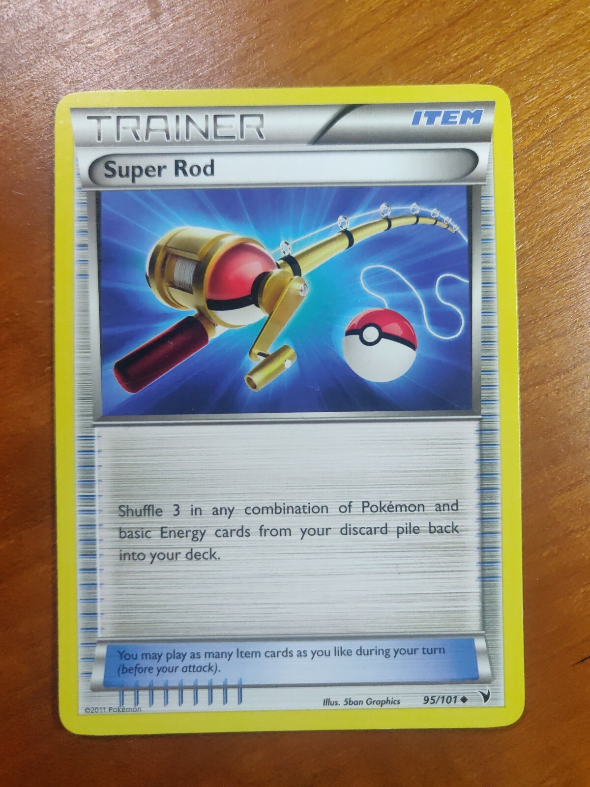 Trainer Super Rod - 95/101 - Uncommon NM Noble Victories Pokemon | eBay