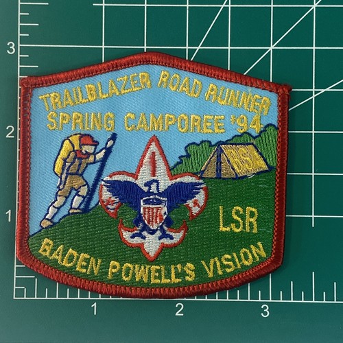 VTG 1994 Boy Scouts Trailblazer Roadrunner Spring Camporee 94 LSR Patch ...