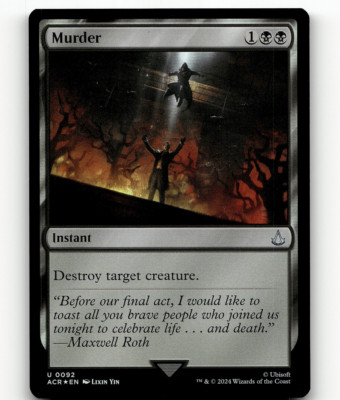 FOIL - MTG Murder #92 - Universes Beyond: Assassin's Creed | eBay