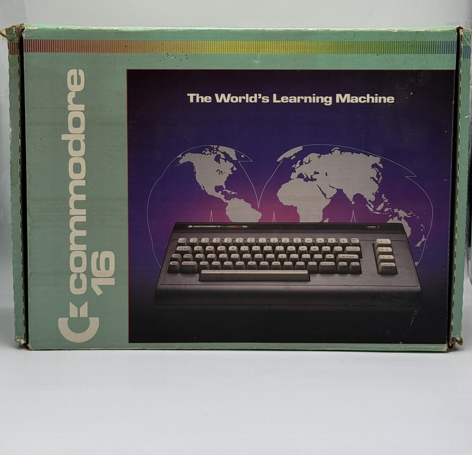 Vintage Commodore 16 Computer w/ Box Tested | eBay