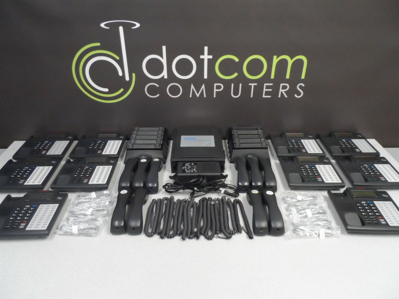 ESI 100 Communication Server With Power Supply and 10x ESI 48 Key H DFP | eBay