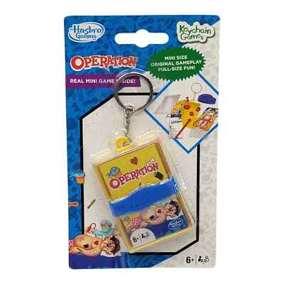 Hasbro Keychain Games Operation Real Mini Travel Pocket Game NEW | eBay