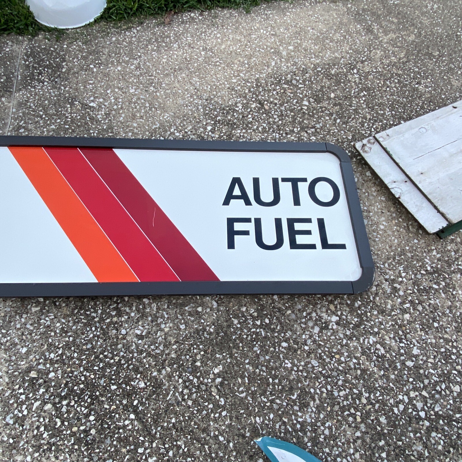 CITGO AUTO FUEL GAS STATION Gas PUMP METAL ADVERTISING SIGN 73.5” X 25 ...