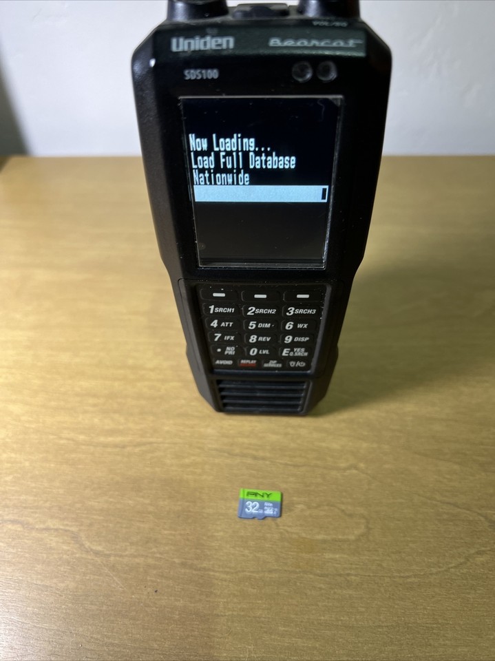 Uniden SDS100 SDS200 CUSTOM PROGRAMMED 32GB Memory Card for SDS 100 200 ...