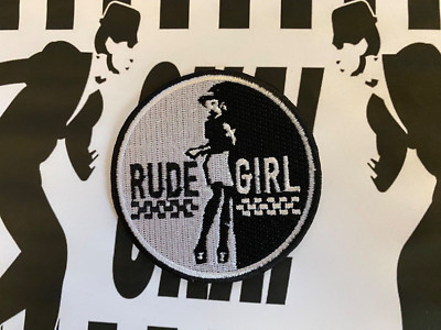 SKA RETRO RUDE GIRL - Embroidered Iron Sew On Patch | eBay UK