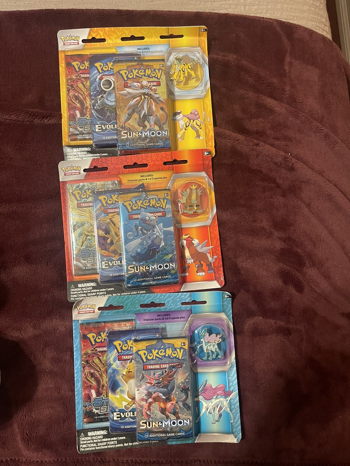 Pokemon TCG Exclusvie Legends of Johto Pin Collection Box 9 Packs ...