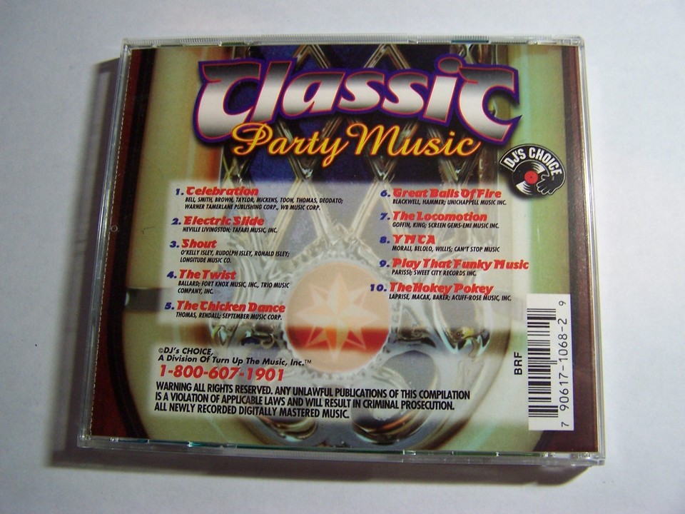 DJ's Choice Classic Party Music CD | eBay
