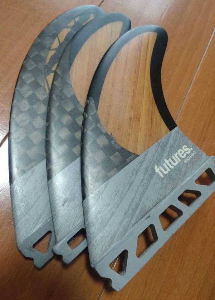 Future Fins Rob Machado Carbon Bamboo Tri Fin Honeycomb Core Surfboard ...