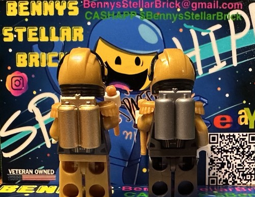 LEGO Classic Spaceman Lot of 2 Pearl Gold & Metallic | eBay