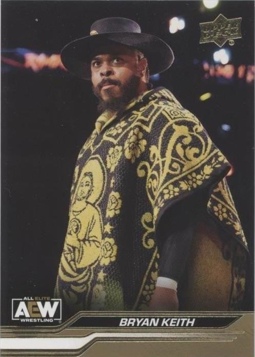 2024 Upper Deck AEW All Elite Wrestling - Bryan Keith #47 Gold (RC) for ...