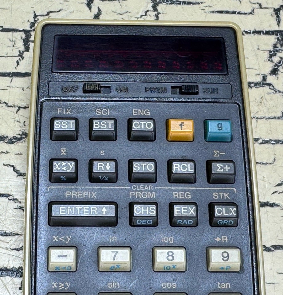 VTG Hewlett Packard HP 25C Scientific Calculator Cont Memory Case Guide ...