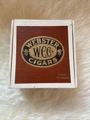 Webster Babies Cigar Box - 4 3/4" x 4 1/2" x 2 1/4" BOX ONLY | eBay