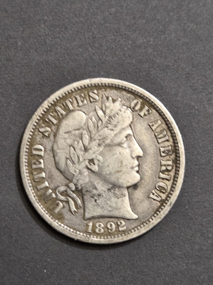 1892-O VERY FINE Barber Dime, high grade Barber Dime | eBay