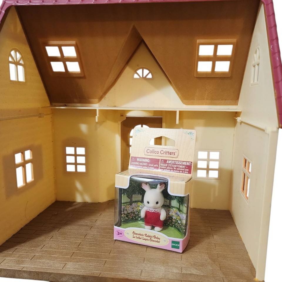 Calico Critters Play House Red Roof Cozy Cottage | eBay