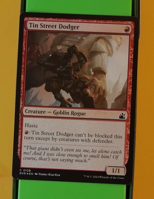 MTG RVR: Tin Street Dodger (Creature) Ravnica Remastered Common Foil ...