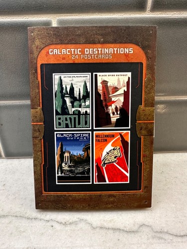 Disney Parks Disneyland Star Wars Galactic Destinations 24 Postcards ...
