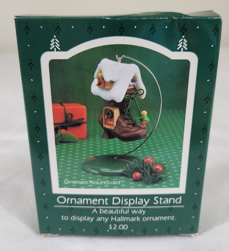 Vintage Hallmark Ornament Display Stand 1985 With Green Plastic Base ...