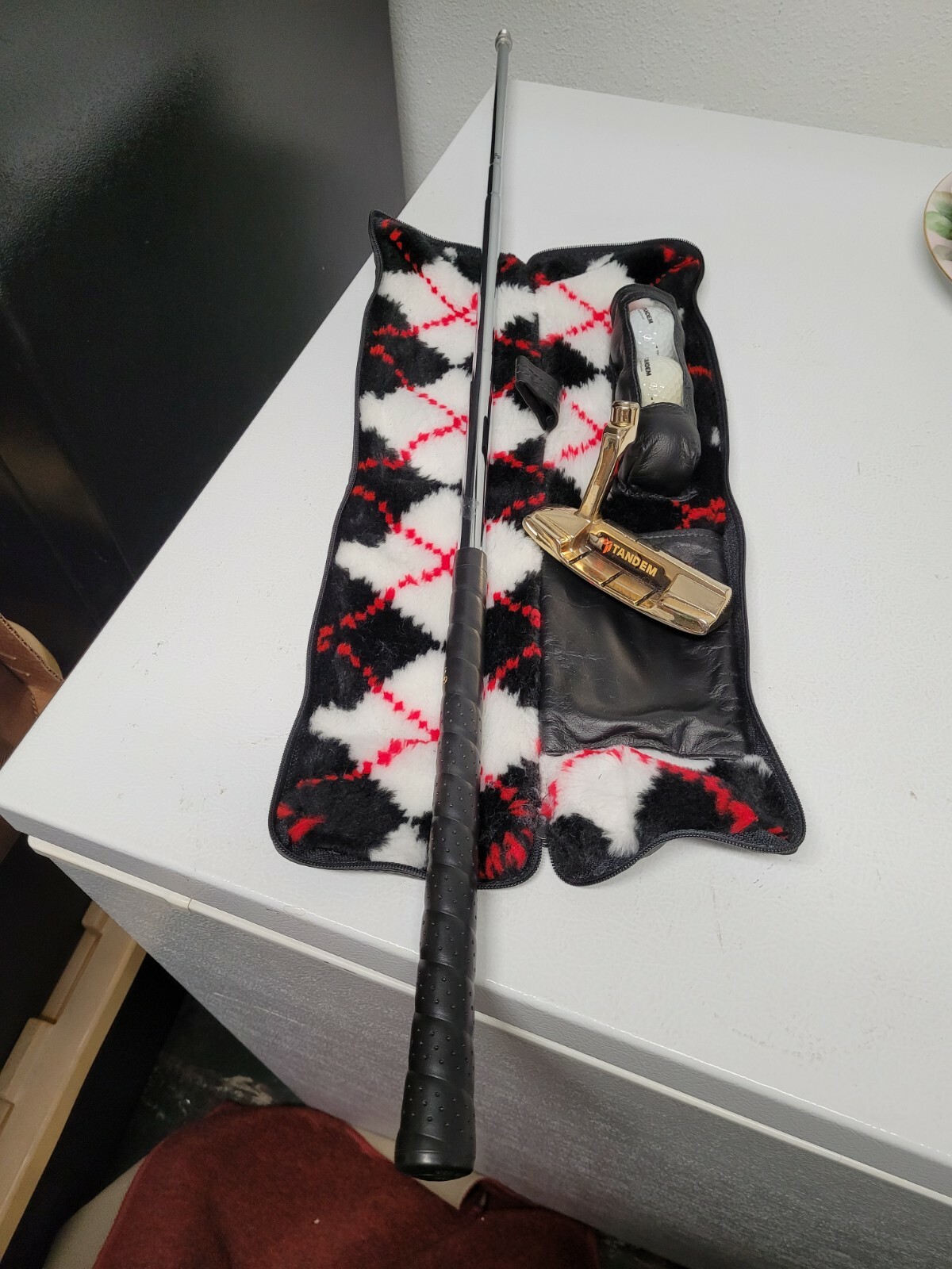 Vintage Collapsible Putter Golf Club with Balls in Travel Case | eBay