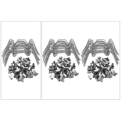 Practical Glazing Clips Overlap Clips W-Type Clips Stainless Steel for ...