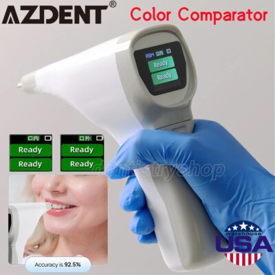 Dental LED Tooth Color Comparator Set Digital Shade Guide Teeth ...
