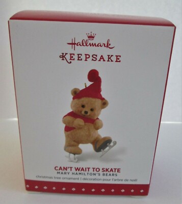 2015 Hallmark MARY HAMILTON'S BEARS CAN'T WAIT TO SKATE Ornament NEW ...
