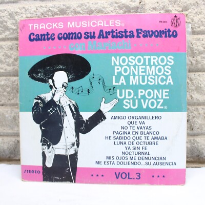 Tracks Musicales Cante Como Su Artista Favorito Con Mariachi Vol 3 ...