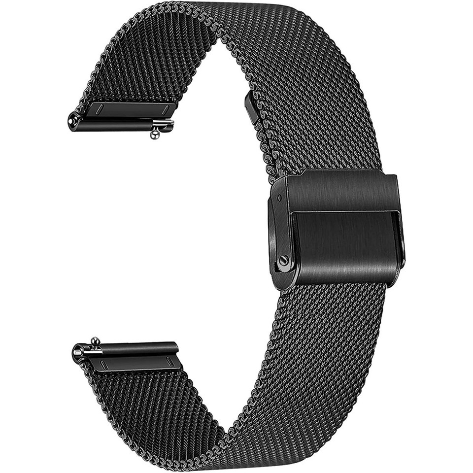 Stainless Steel Milanese Watch Strap 18–24mm Quick Release Mesh ...