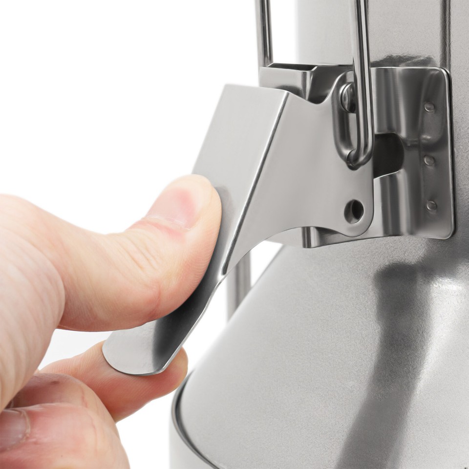 10 Liter Milk Can Storage Jug Transport Sealed Oil Bucket Silver ...