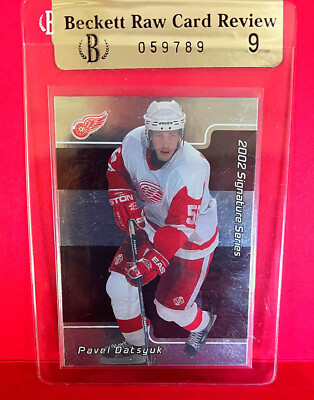 2001-02 In the Game Be A Player Signature Series Pavel Datsyuk RC BGS 9 ...