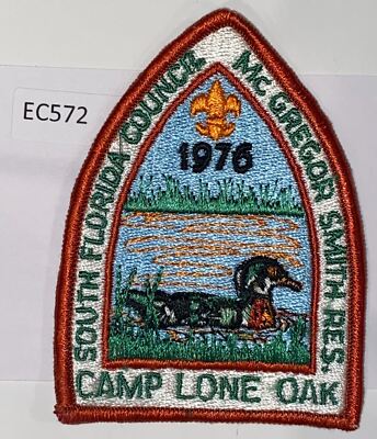 Boy Scout Camp Patch South Florida Council McGregor-Smith Reservation ...