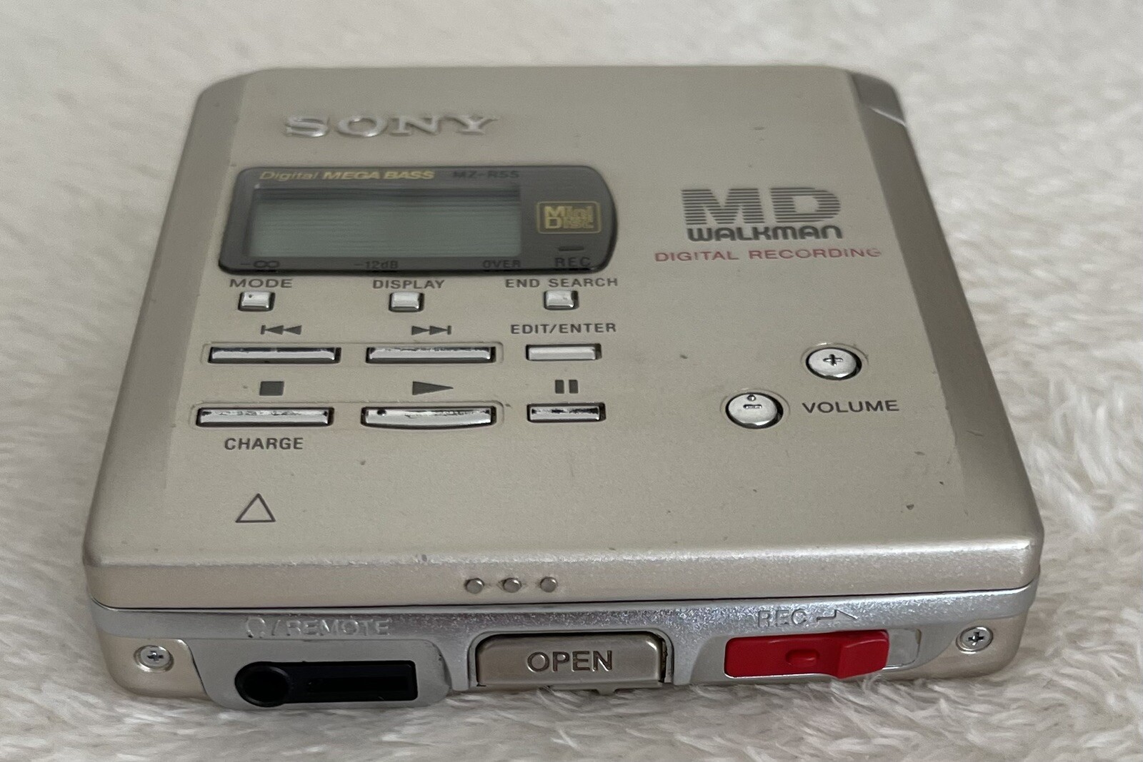 SONY WALKMAN MD MINIDISC PLAYER/RECORDER MZ-R55 .VINTAGE 1998 | eBay