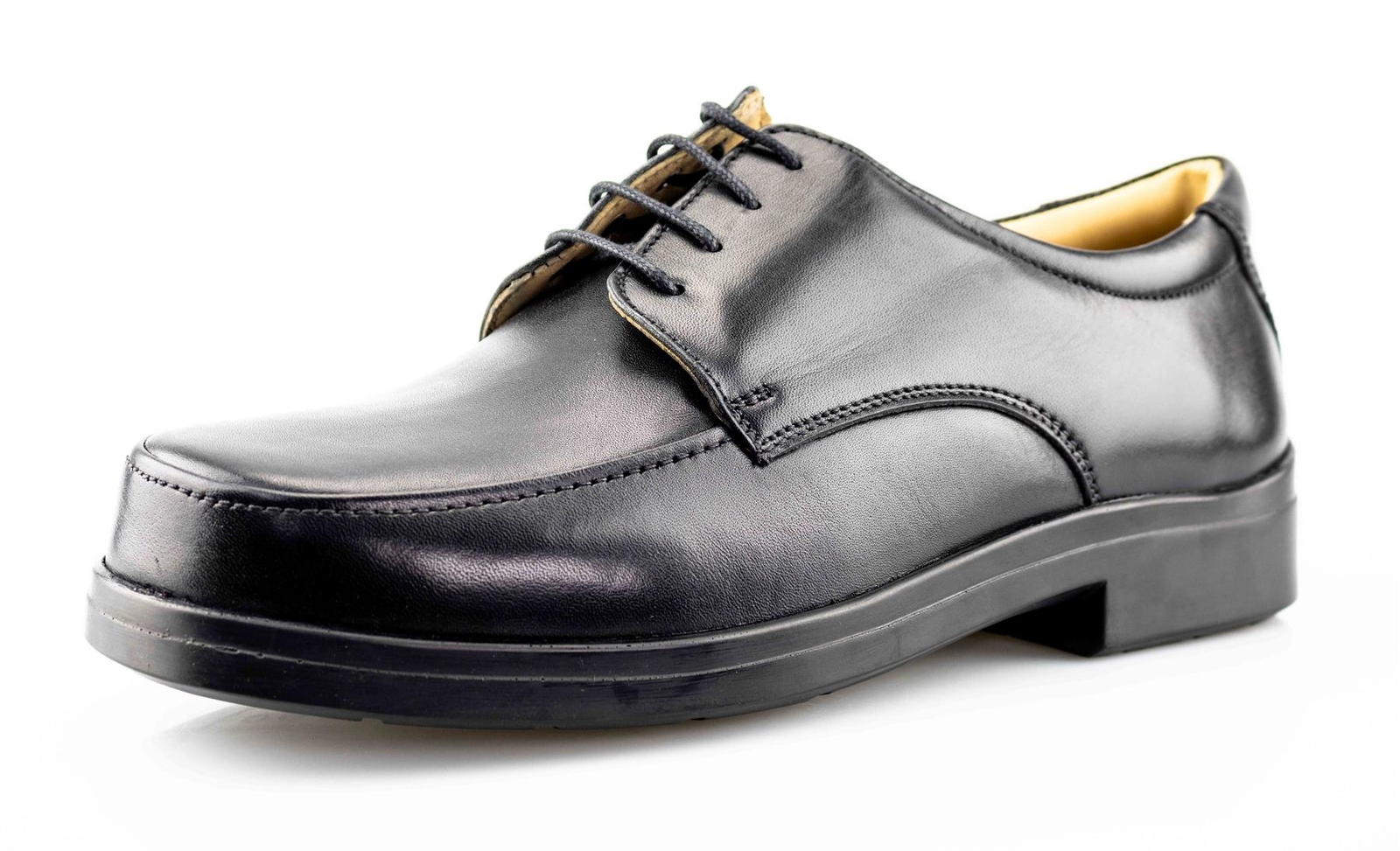 Mens Extra Wide Fit Casual Walking Comfort Lightweight Smart Lace Up ...