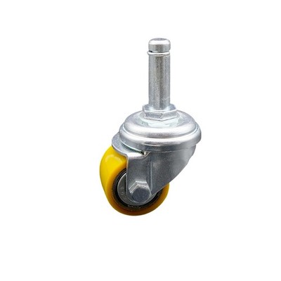 Low Profile Polyurethane 35mm Wheel 7/8 Inch Grip Ring Stem Caster SCC ...