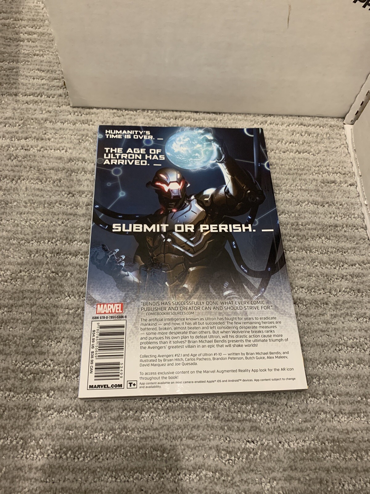 AGE OF ULTRON TPB Marvel Comics Collects #1-10 TP Brian Bendis & Bryan ...