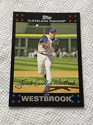 TOPPS 2007 MLB JAKE WESTBROOK #72 PITCHER CLEVELAND BASEBALL CARD | eBay