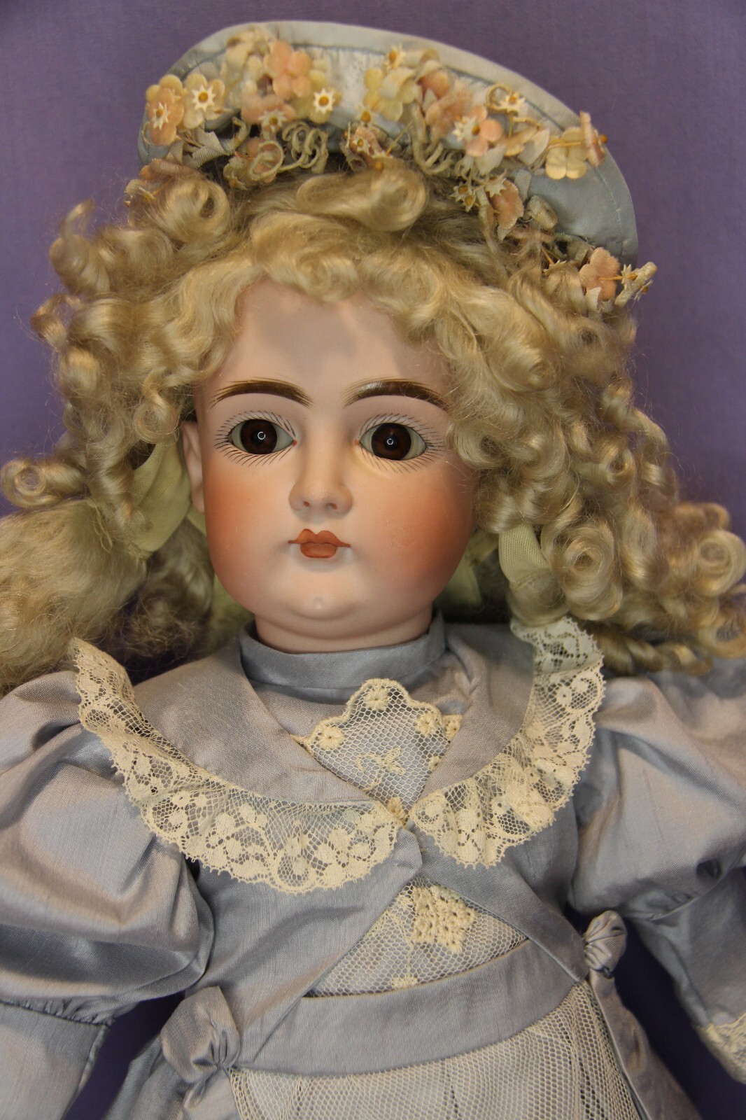 20" Early Kestner 128 Antique German Bisque Closed Mouth doll | eBay