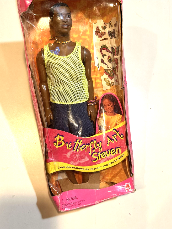 Barbie Butterfly Art Steven AA Ken Doll Mattel 22996 (box Damage) New ...