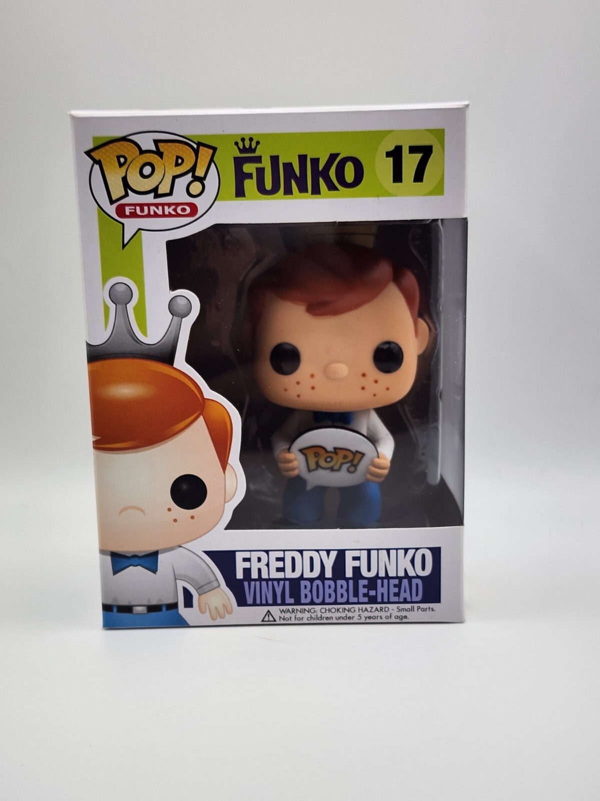 Retired Vaulted Funklub exclusive Freddy Funko holding Pop Sign #17 ...